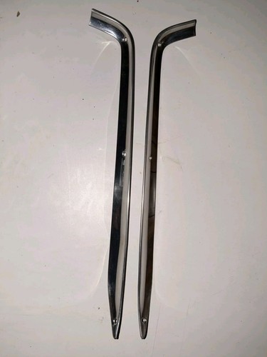 1967 1968 Mustang Coupe Rear Window Vertical Molding Pair LH RH Sides ...