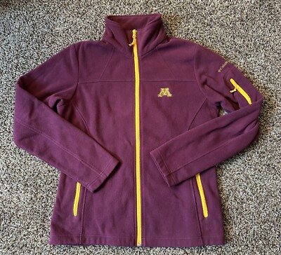 Columbia Women’s Minnesota Golden Gophers Fleece Jacket-Medium | eBay