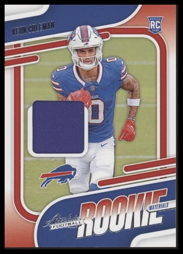 2024 Panini Absolute Keon Coleman Rookie Materials Patch #ARM-KCN Bills ...