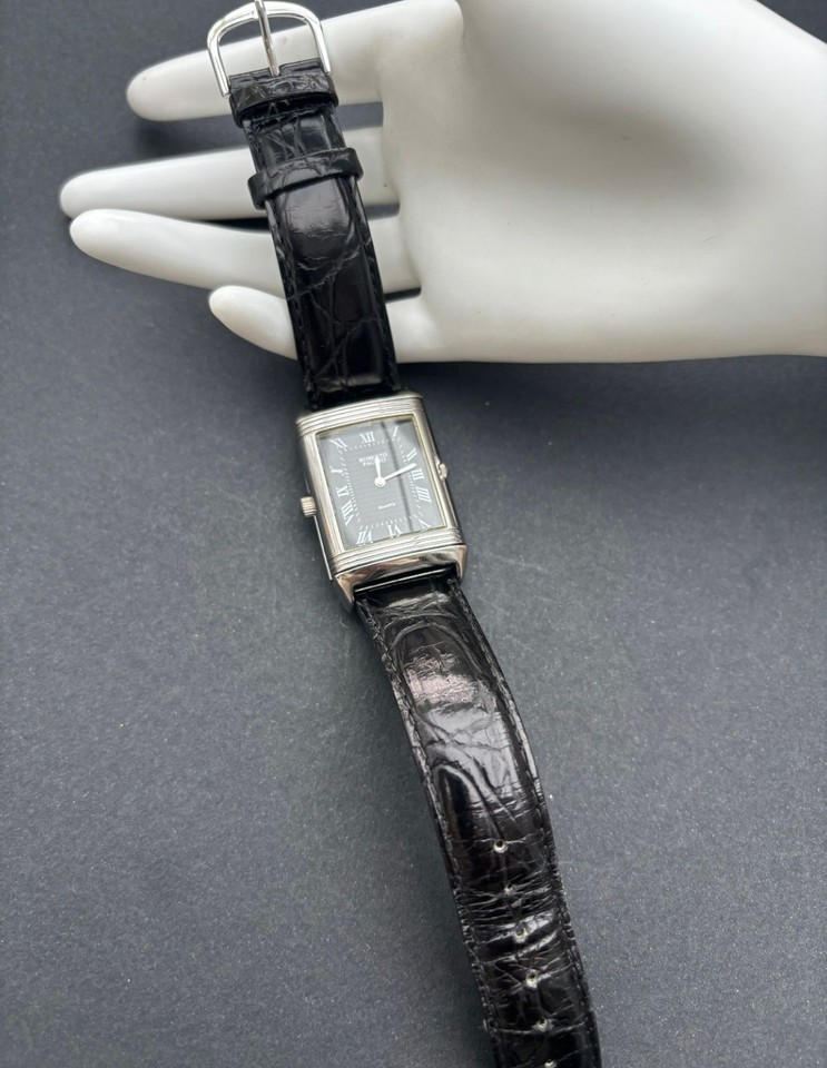 Roberto paggio tank dual dail reverso watch 27 × 44mm stainless steel ...