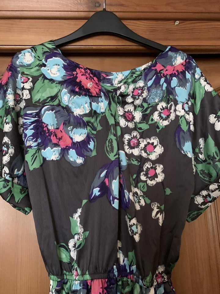 MONSOON FUSION POLYESTER FLOWER MINI DRESS SIZE 8 | eBay UK