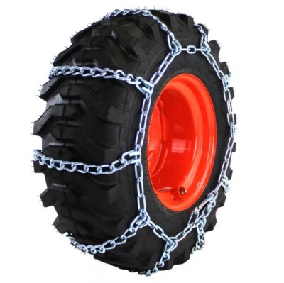 Ladder 4 Link 8mm Twist 10-16.5 Skid Loader Tire Chains | eBay