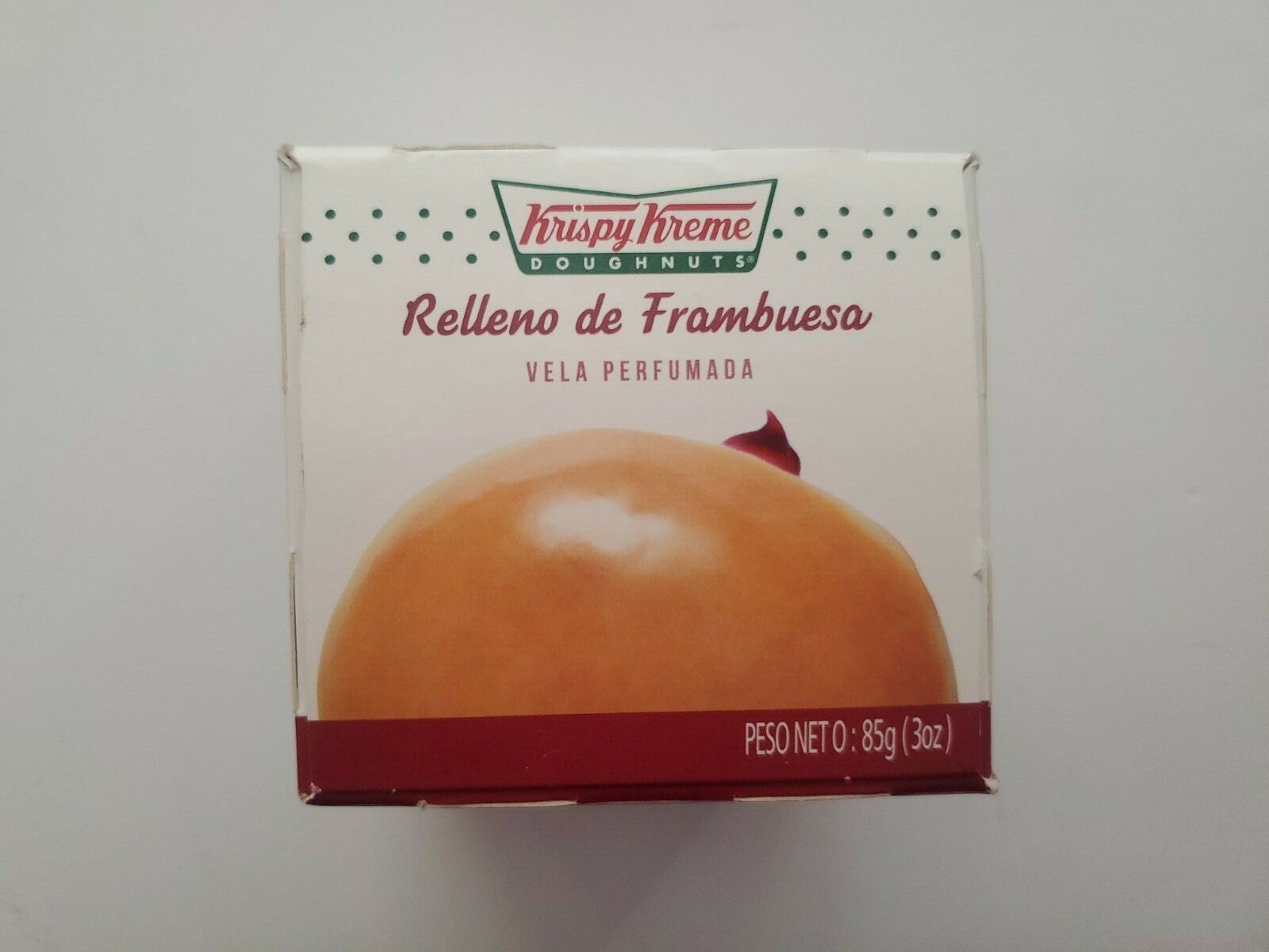 Krispy Kreme Raspberry Filled Scented Candle 3 Oz/85 G Boxed for sale ...