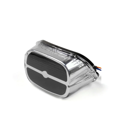 Chrome Smoke Lens Tail Brake LED Light Harley XL FXST FLST FLHRC FLHTC ...