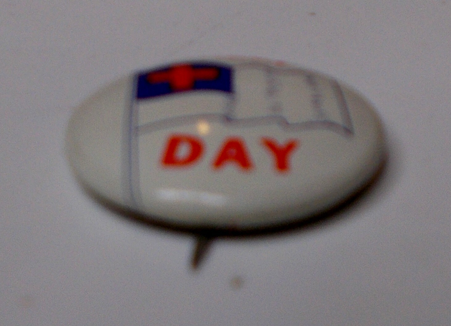 Antique RALLY DAY Pin Back Button. David Cook Publishing. Christian ...