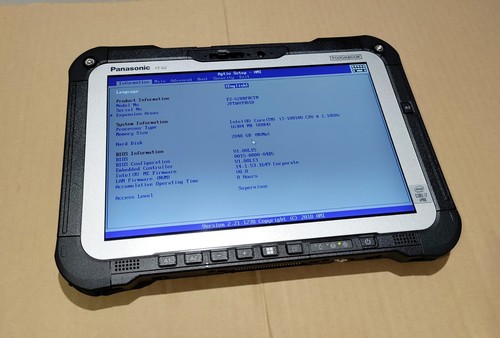 NEW IN BOX Panasonic Toughbook FZ-G2 - i7-10810U - 2TB SSD - 16GB - 4G ...