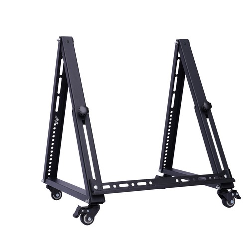 Mobile TV Mount Stand, Low Height Monitor Cart with Wheels Adjustable ...
