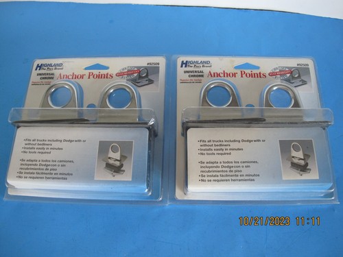 4 pc Metal Highland Truck Bed Anchor Points Tie Down Hooks Loops #92509 ...