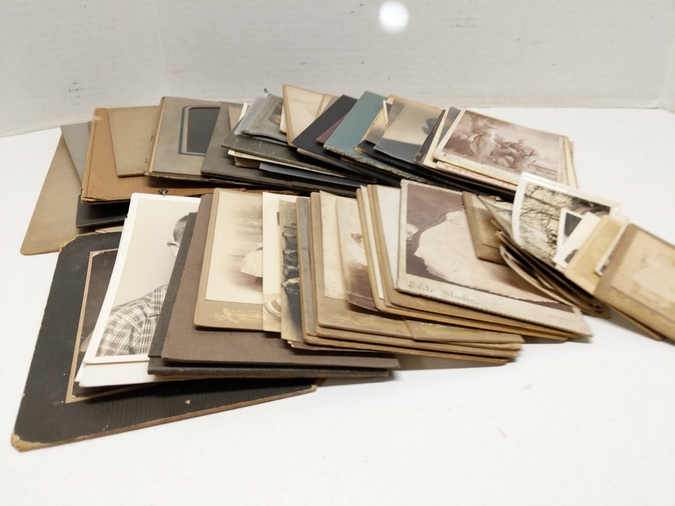 Large Lot of 90+ Antique Photos & Cabinet Cards | eBay