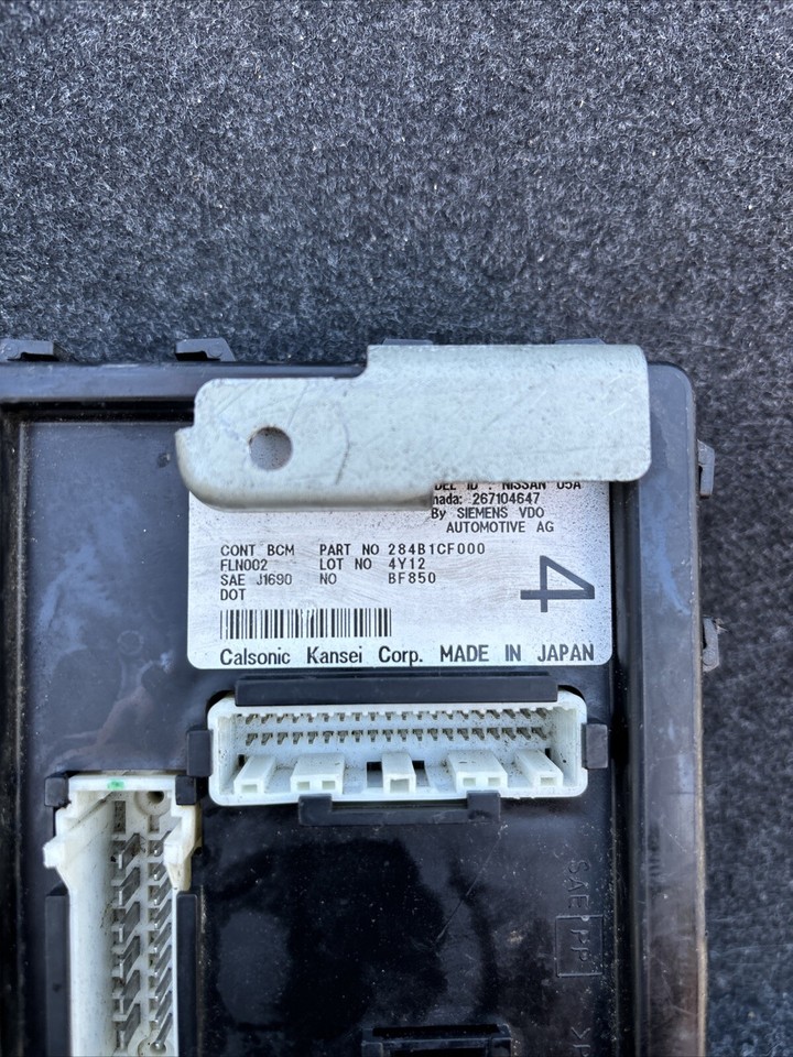 🔶2005 Nissan 350z BCM Body Control Module 284B1CF000 OEM | eBay