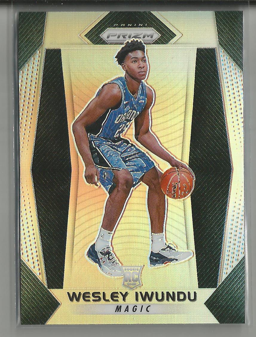 2017-18 Panini Prizm #74 Wesley Iwundu Silver Refractor Rookie RC ...