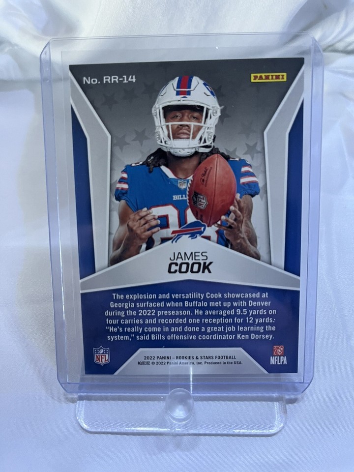 2022 Panini Rookies & Stars - Rookie Rush #RR-14 James Cook (RC) | eBay