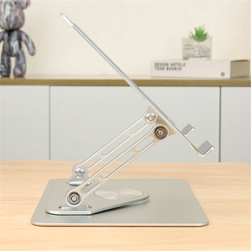 Tablets Stand Bracket Desk Adjustable Tablets Bracket Foldable Aluminum ...
