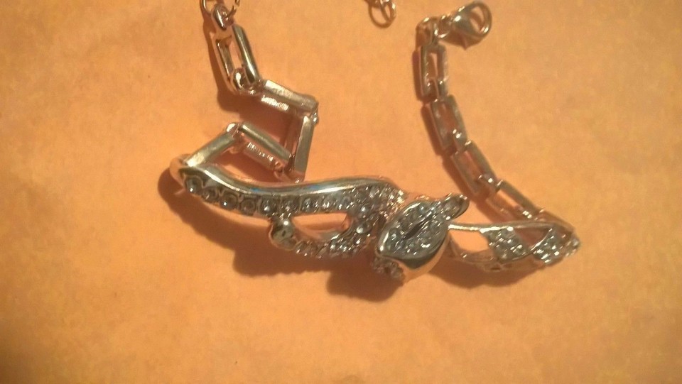 Charming 2 And 4 Pieces Gold Filled Crystal Fox Head With Tail Jewelry ...