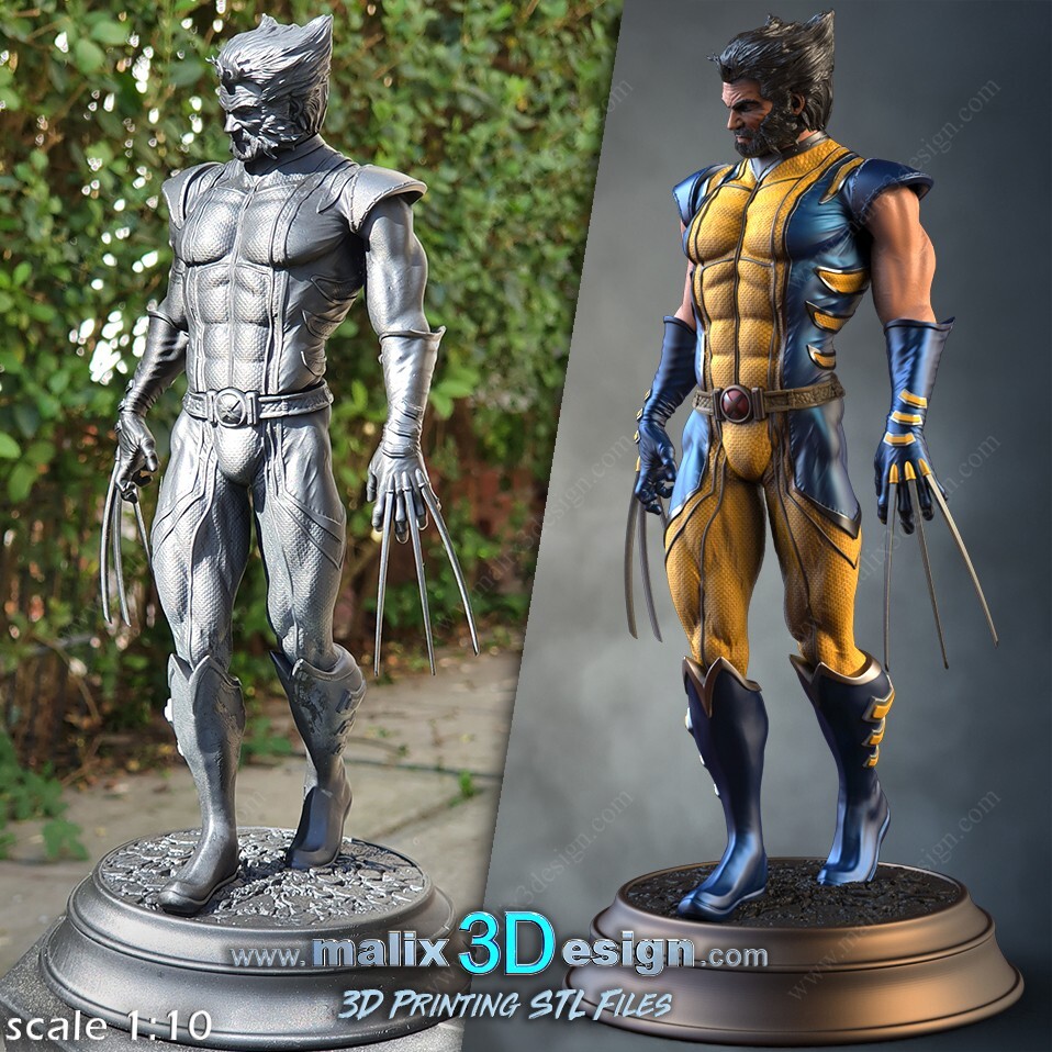 Wolverine Weapon X model kit 1:10 scale X-Men Marvel 8k, 3d Print | eBay