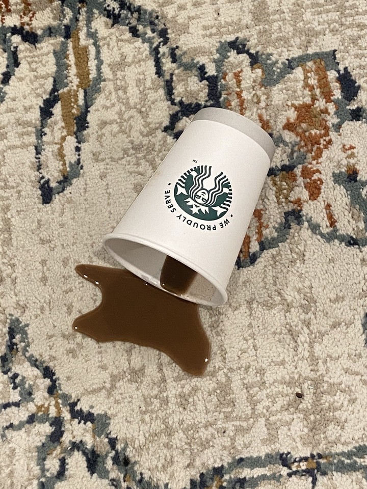 Fake Spilled 12oz Coffee Cup Spill Starbucks Prop Gag Joke *Free ...