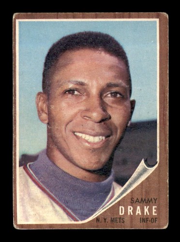 1962 Topps Sammy Drake Rookie RC Low Grade #162 Baseball Card | eBay