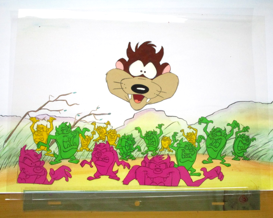 TAZ TAZ-MANIA devil bugs bunny WARNER BROTHERS Original ANIMATION ...