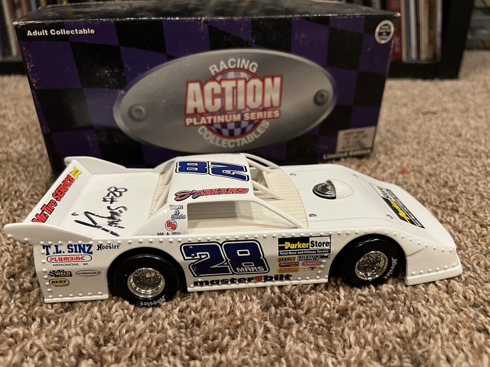 Jimmy Mars 1997 #28 Autographed 1/24 Action Dirt Late Model Diecast | eBay