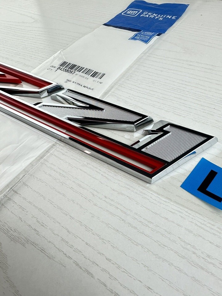 NEW GM OEM 20-23 SILVERADO 2500 HD EXTERIOR TRIM- NAMEPLATE LEFT GMC ...