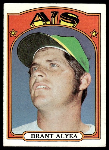 1972 Topps Brant Alyea #383 Oakland Athletics Baseball Card | eBay