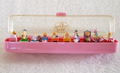 Vintage POLLY POCKET Ring Collecting Case With 10 Complete Rings ...