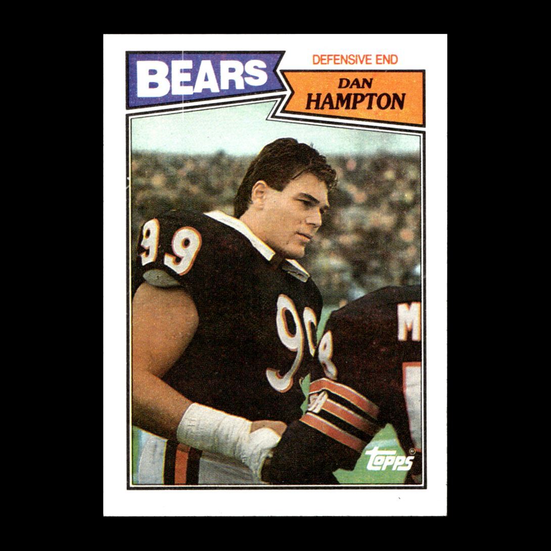 Dan Hampton 1987 Topps Chicago Bears #53 R326F 100 | eBay