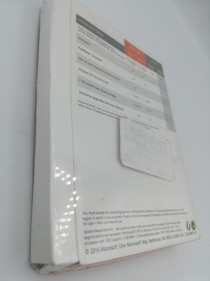 Microsoft Office 2016 Home And Student 79g-04679 - 1 Pc - Windows 10 ...