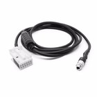 Car 1.5M 12 Pin AUX Audio Cable Line Connector with Resistor for BMW ...