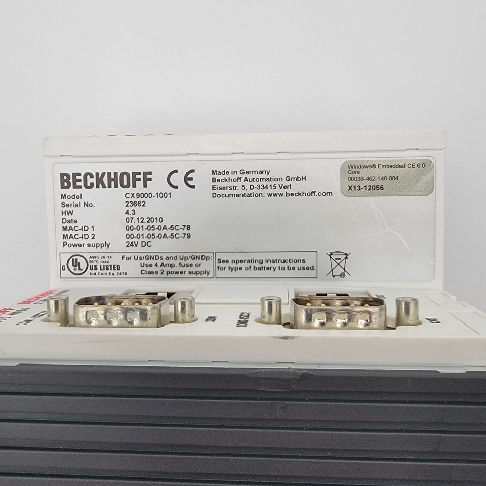 Beckhoff CX9000-1001 CPU Module | eBay