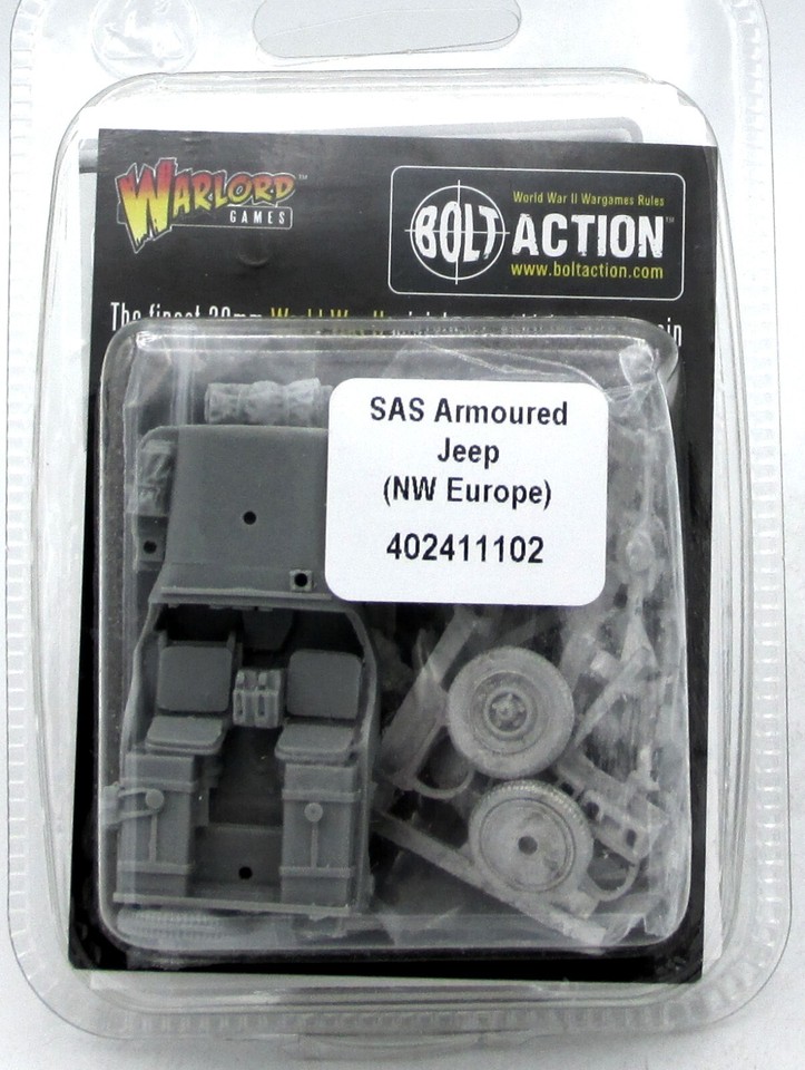 Bolt Action 402411102 SAS Armored Jeep (NW Europe) WW2 British Vehicle ...
