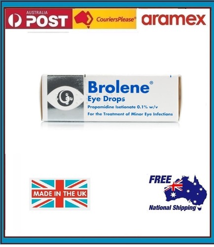 Brolene 0.1% w/v Eye Drops 10ml Treatment of Minor Eye Infections SYD ...