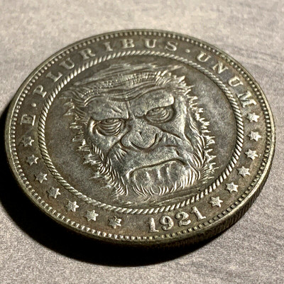 Sasquatch - Yeti Novelty Good Luck Heads Tails Challenge Coin | eBay