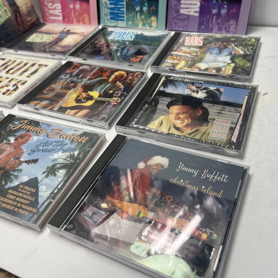 JIMMY BUFFETT - 18 cd lot - Studio & Live Albums | eBay