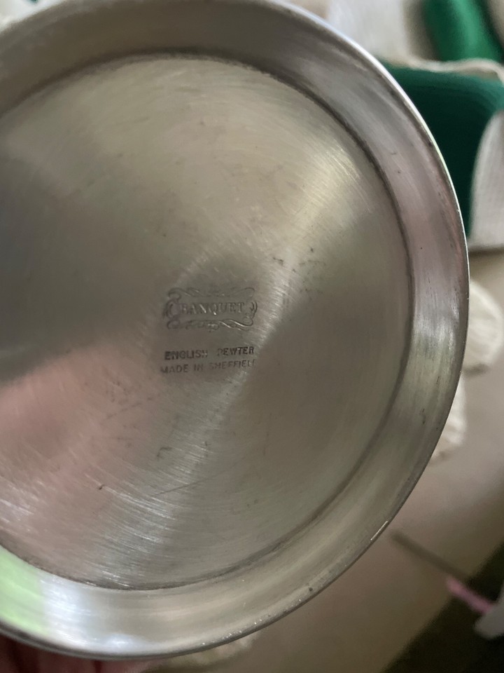 Shell Fulmar Platform North Sea Pewter Tankard 'Fulmar First Oil Feb ...