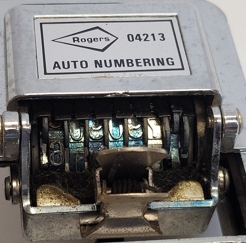 W.T. Rogers - Auto Numbering Metal Stamp 04213 6 Digit Auto Numbering ...