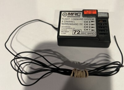 Vintage RC MRC Flight Command RC Airplane Receiver 72 MHz Chan 46 4 ...