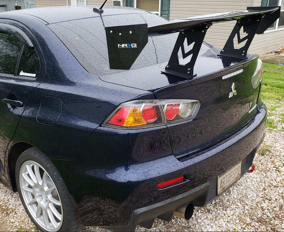 ️‍🔥 NRG 69" CARBON GT WING SPOILER for MITSUBISHI LANCER / RALLIART ...