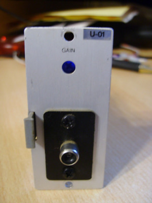 TOA U-01 Line Input Module - Unbalanced - Female RCA Jack - U-01R | eBay