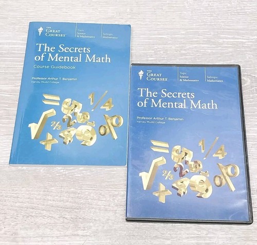 Great Courses The Secrets Of Mental Math DVD Complete Set Book All ...