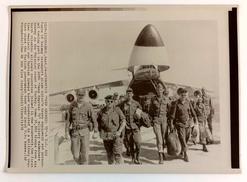 1975 Istanbul Turkey US Air Force C5 Galaxy Operation Deep Express Wire ...