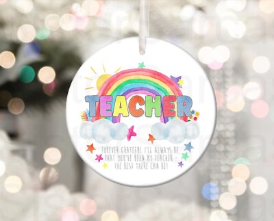 Nursery Leaver Teacher Thank You Personalised Plaque Keepsake Gift ...