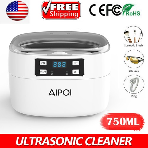 750ml Digital Ultrasonic Cleaner Ultra Sonic Bath Cleaning Tank Timer ...