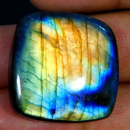 Wholesale 47.05Cts. Natural Bi-Color Rare Labradorite Cushion Cabochon Gemstone | eBay