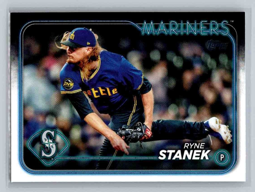 2024 Topps Update Series Ryne Stanek #US121 Seattle Mariners | eBay
