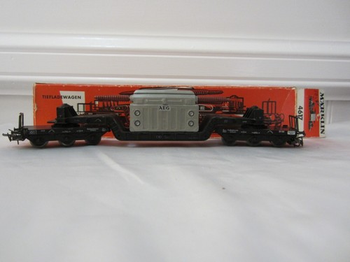 Marklin 4617 HO Transformer Well Wagon, 3 Rail | eBay