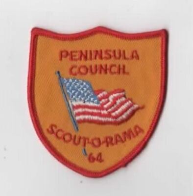 64 Scout-O-Rama Peninsula Council RED Border [AR-103] | eBay