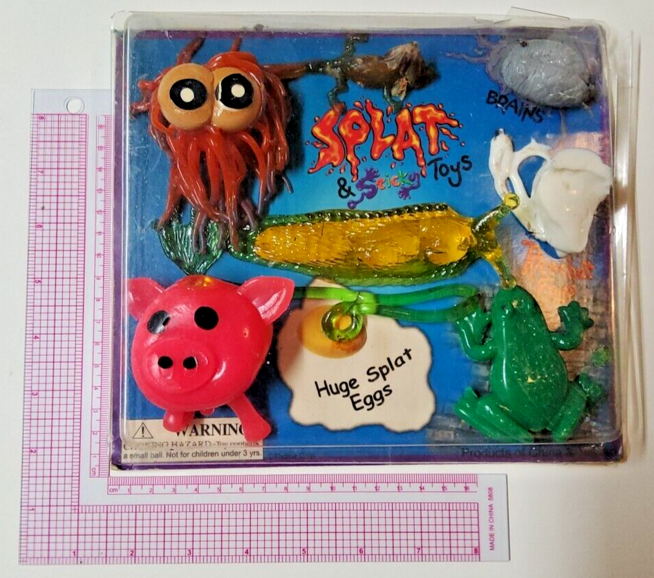 Vintage Vending Display Board Splat & Sticky Toys 0286 | eBay