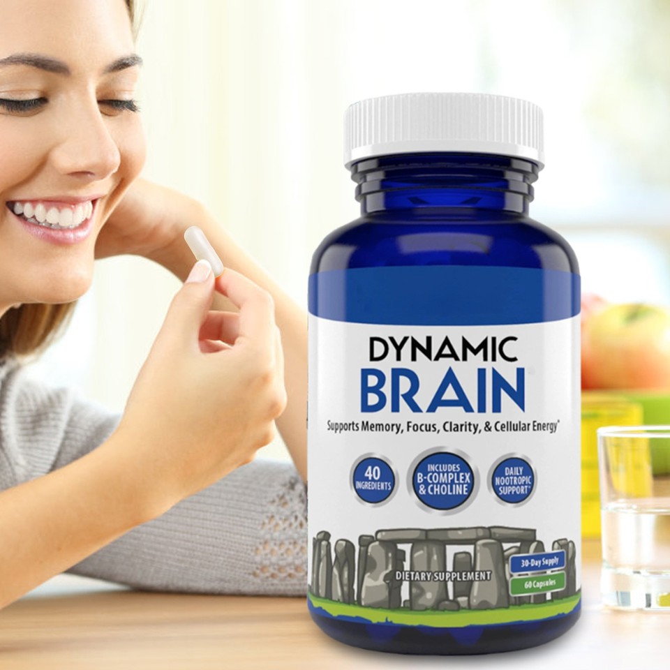 Dynamic Brain Supplement – Focus, Memory & Clarity Support, 60 Capsules ...