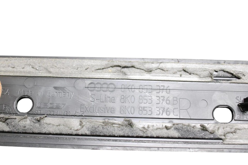 09-16 AUDI A4 S4 REAR LEFT/RIGHT S4 DOOR SILL PANEL SCUFF PLATE PAIR ...